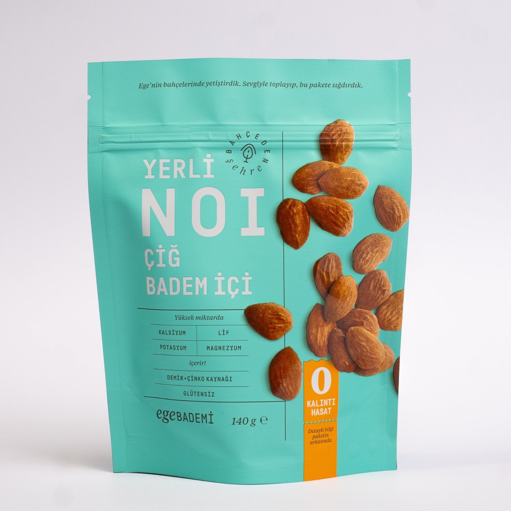 Çiğ Badem İçi 140gr | Noi Bahçe